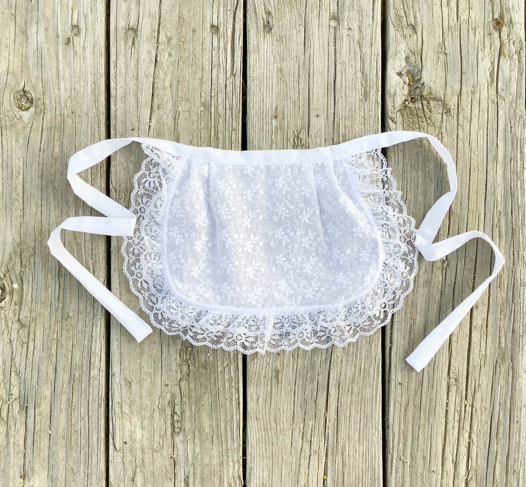 BESTSELLER Children Eyelet Apron, Lace Ruffle Apron, Small Apron for ...