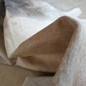 GRAY CAMEL LARGE Cowhide Rug Cow Skin Leather Carpet Cow Hide Area Rug ...