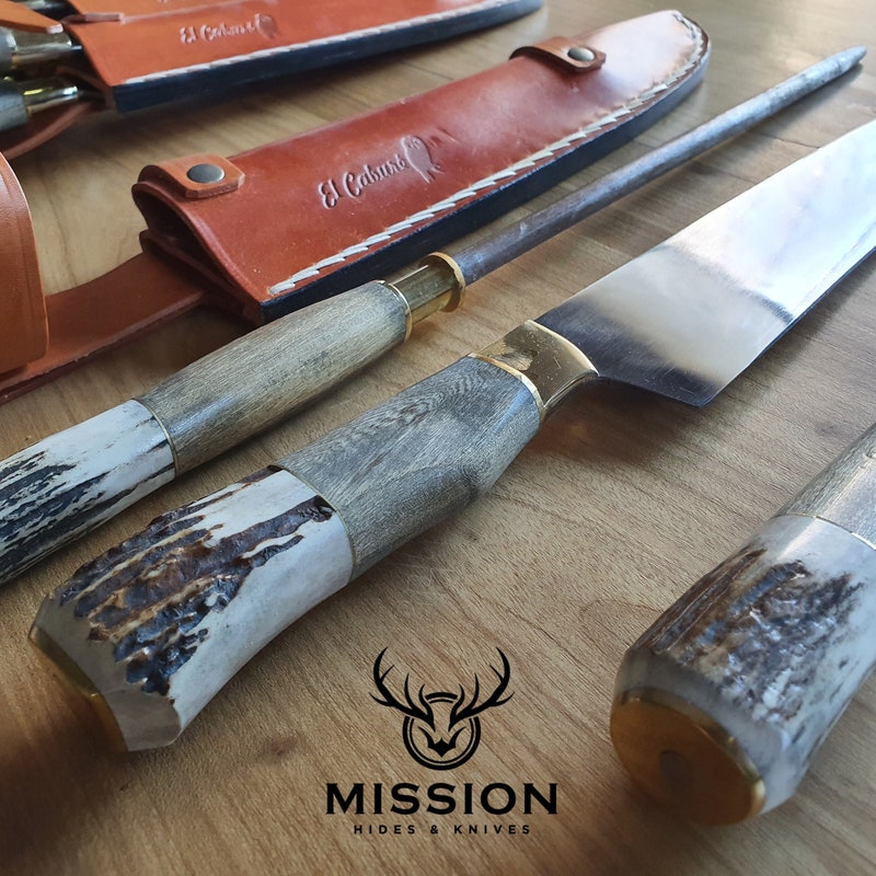 Knife Sets With Sharpener - Etsy