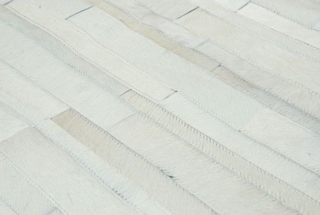 Cowhide Patchwork Rug. GRAY STRIPES Amazing Design. 4ft X - Etsy