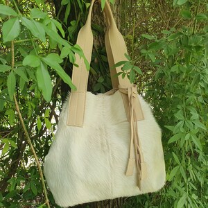 Cowhide Purse Unique Piece Cow Hide Handbag. Leather Bag. - Etsy