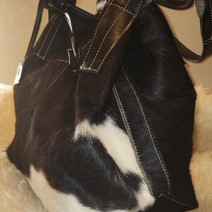 Cowhide Purse Unique Piece Cow Hide Handbag. Leather Bag - Etsy