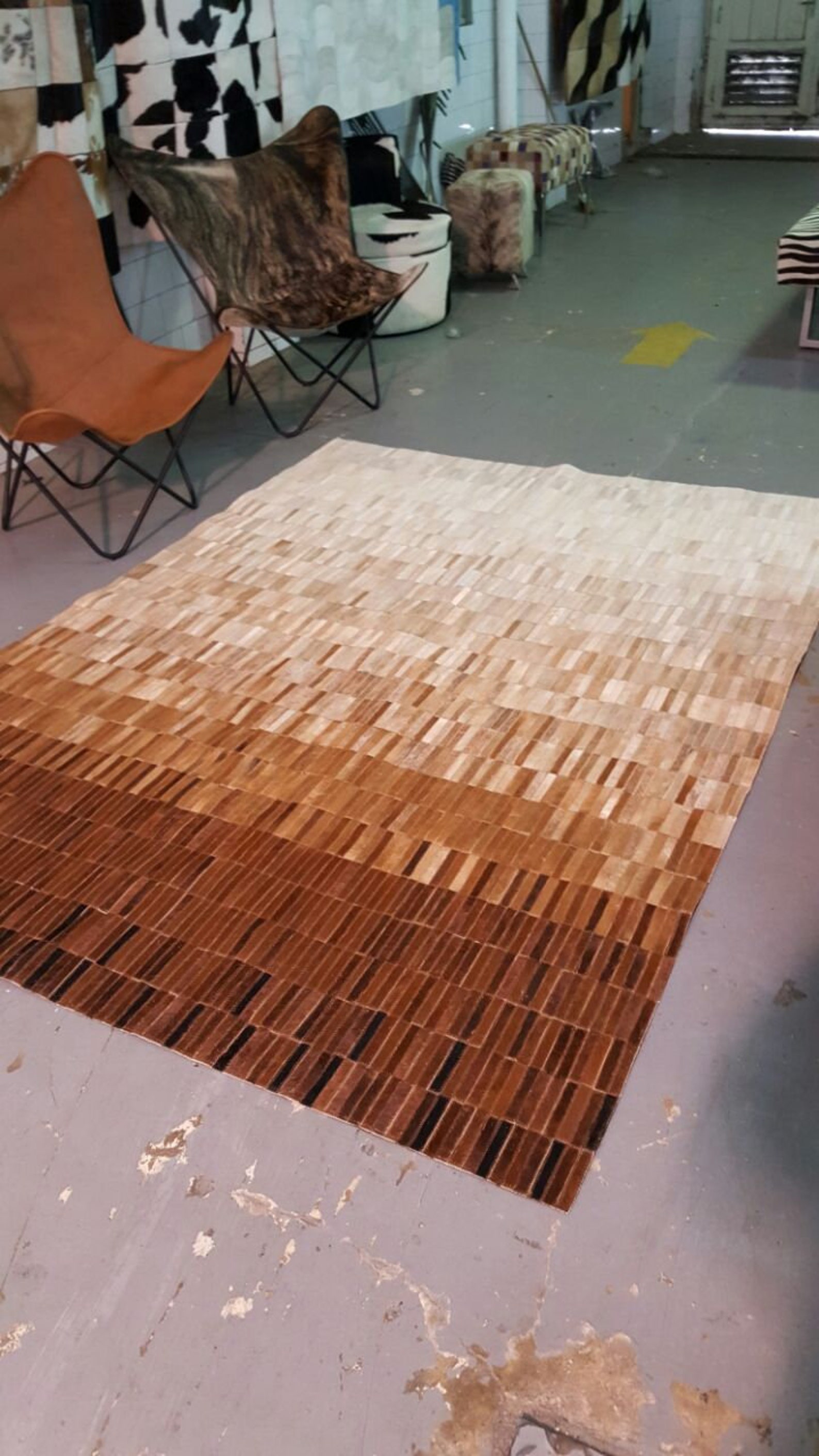 Cowhide Patchwork Rug AMAZING 6' X 8' - Etsy