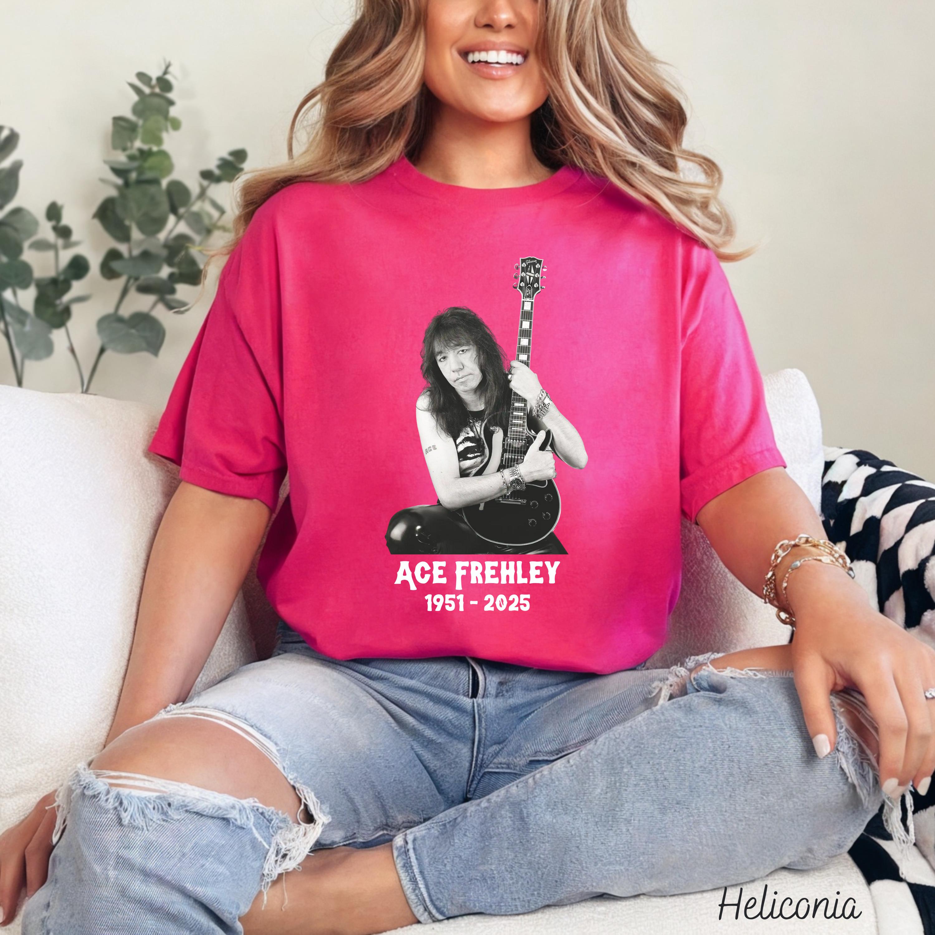 Ace Frehley Shirt, Rip Ace Frehley, Kiss Fan Merch, Guitar Player Tee ...