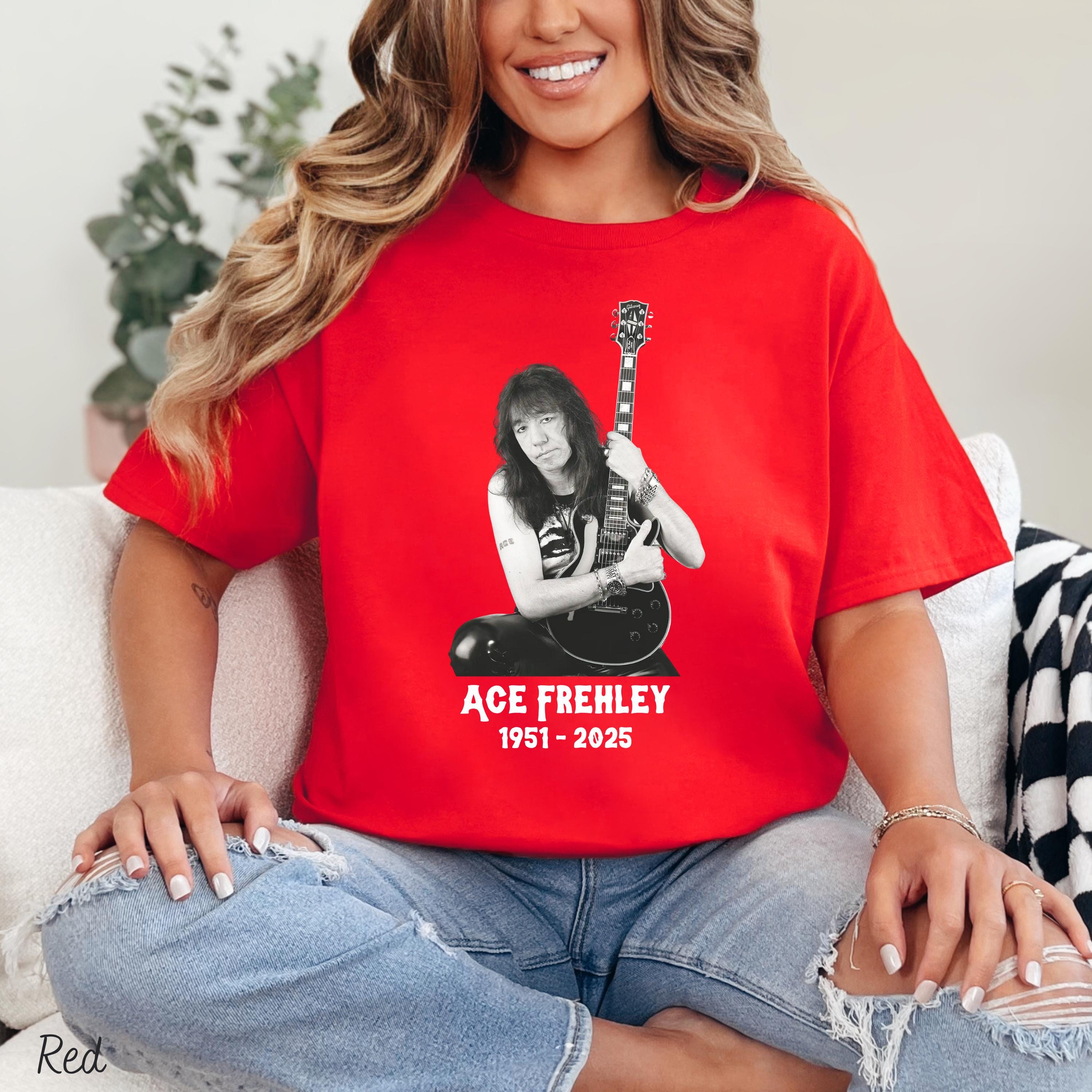 Ace Frehley Shirt, Rip Ace Frehley, Kiss Fan Merch, Guitar Player Tee ...