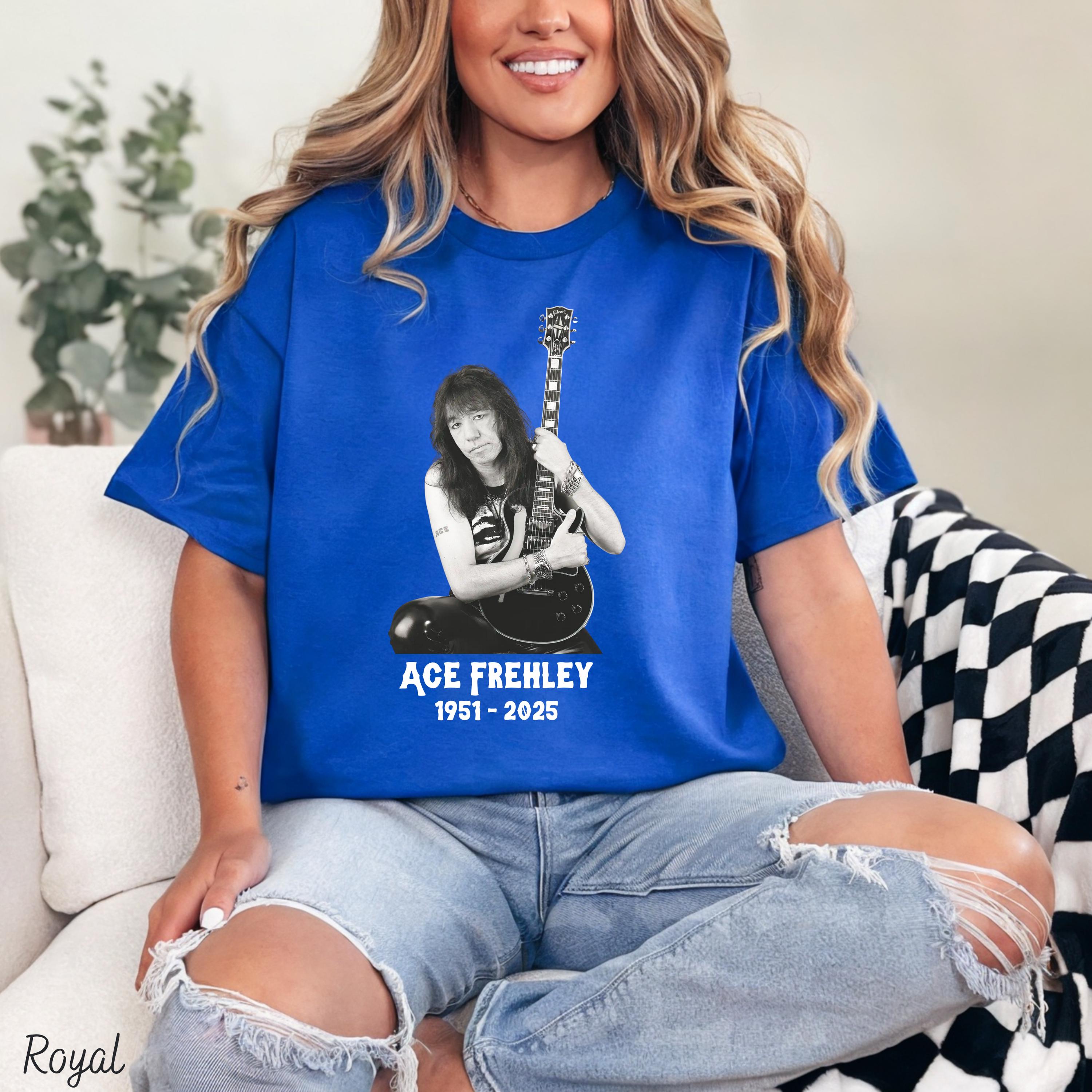 Ace Frehley Shirt, Rip Ace Frehley, Kiss Fan Merch, Guitar Player Tee ...