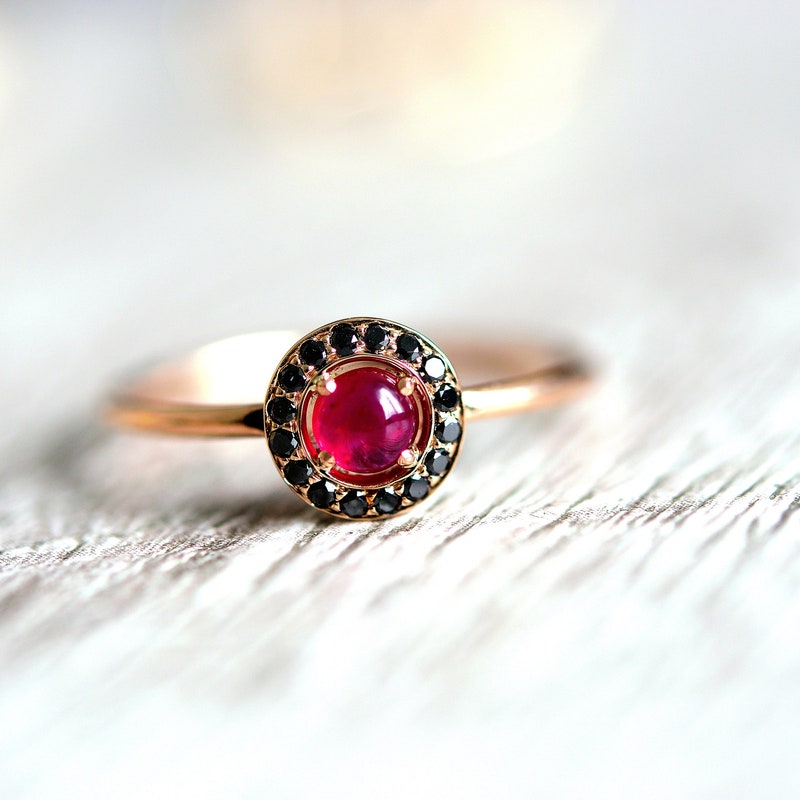 Black Gold Ruby - Etsy