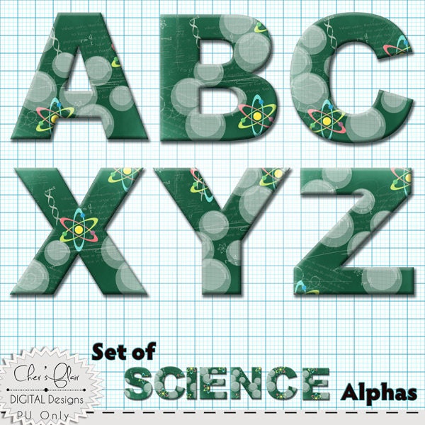 MAD SCIENTIST ALPHABET Chalkboard Digital Letters Science | Etsy MAD SCIENTIST ALPHABET Chalkboard Digital Letters Science | Etsy