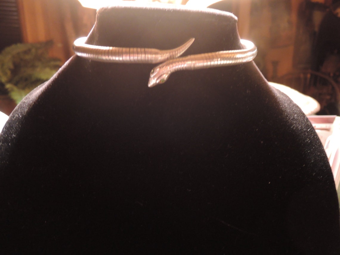 A Striking Silver Snake - Etsy