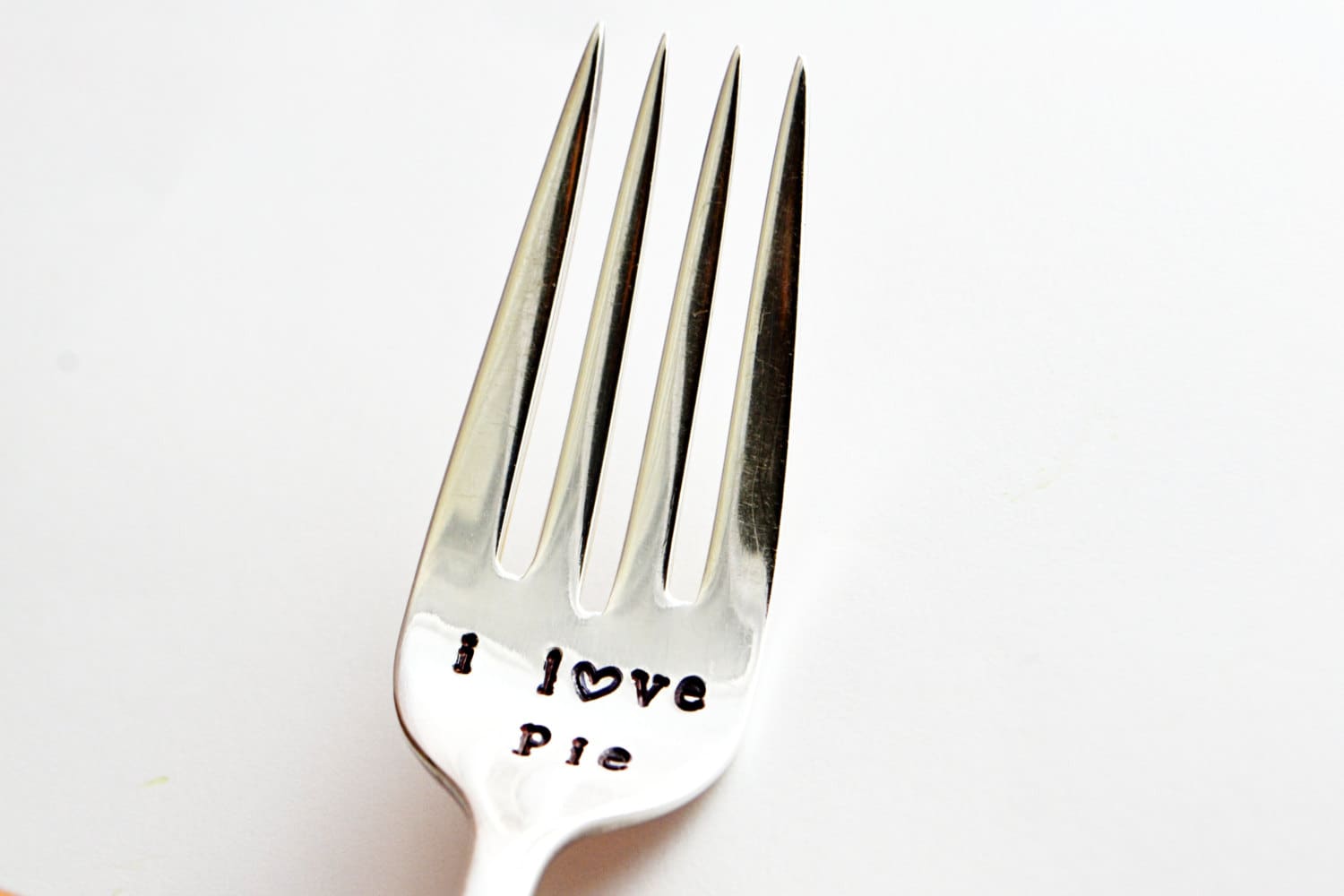 I Love Pie Hand Stamped Fork Pie Lover Gift Vintage Gift - Etsy