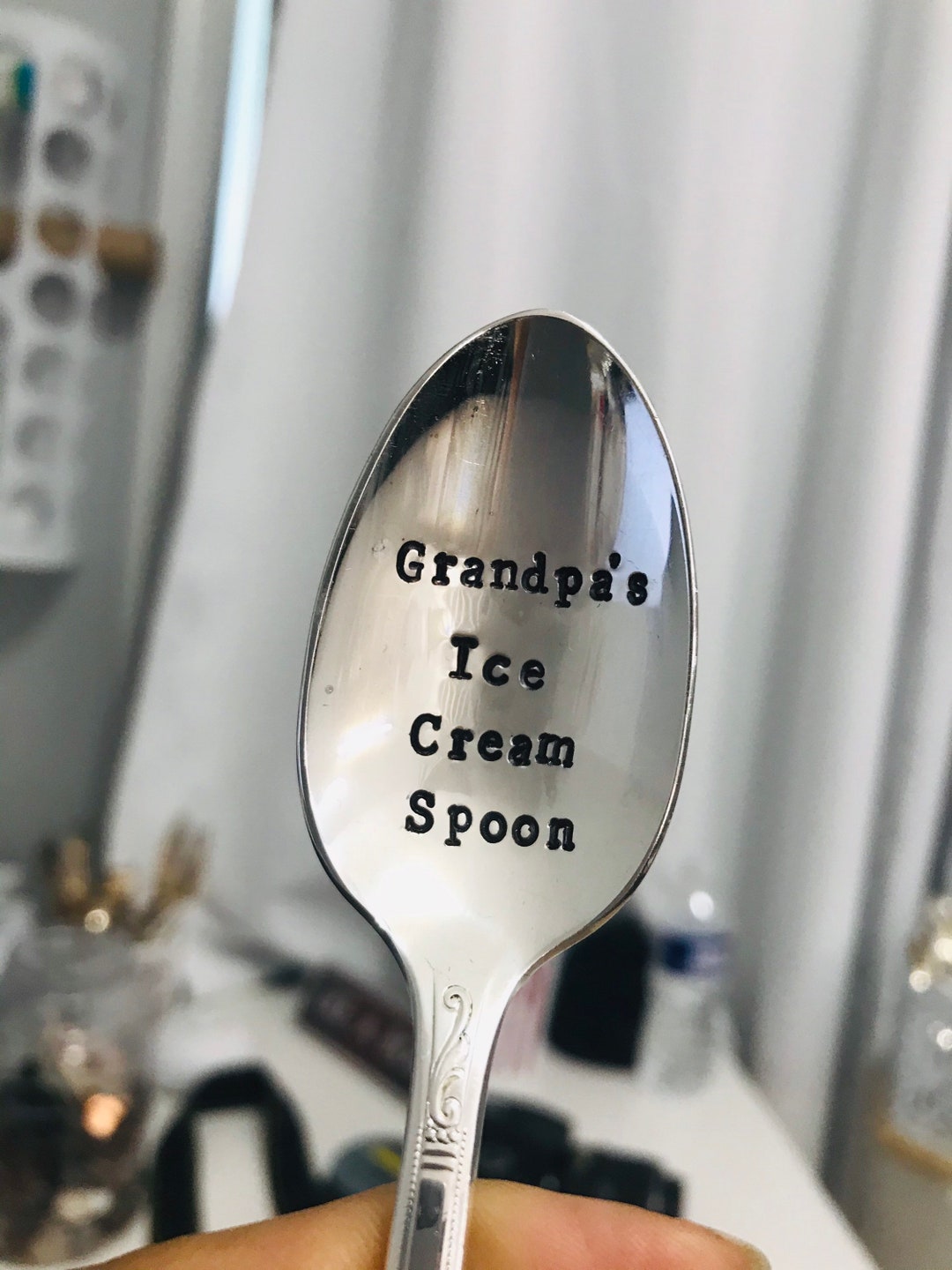 Grandpa’s Ice Cream Spoon - Silver Plated, Father's Day Gift, Gift for ...