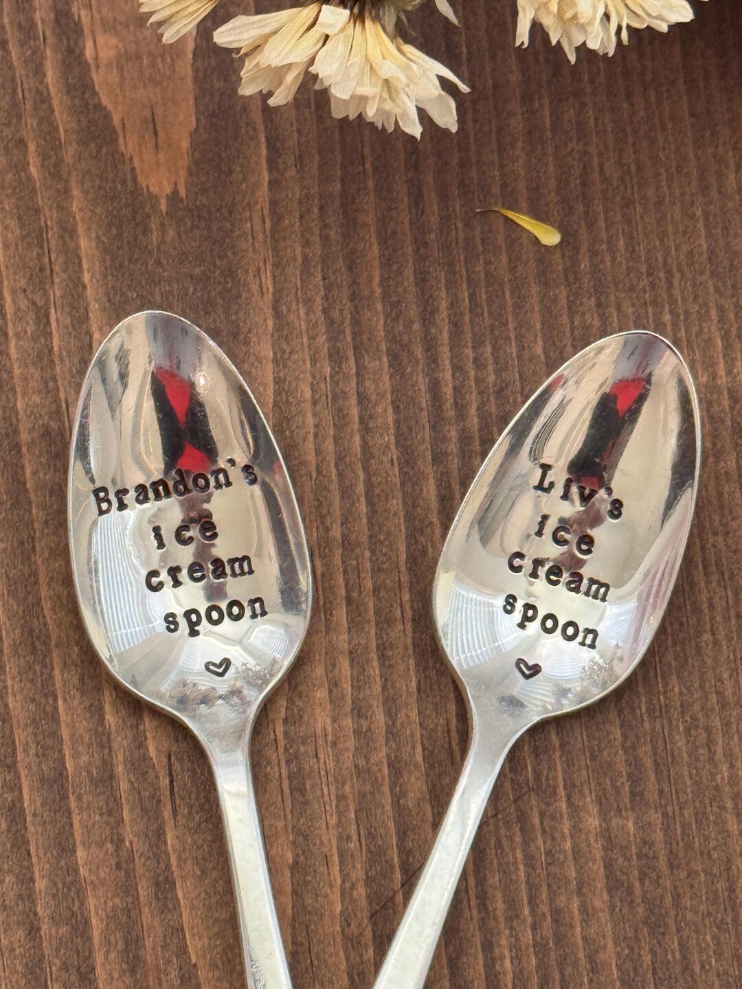 Vintage Silverplate Custom Ice Cream Spoons – Personalized Spoon Set ...