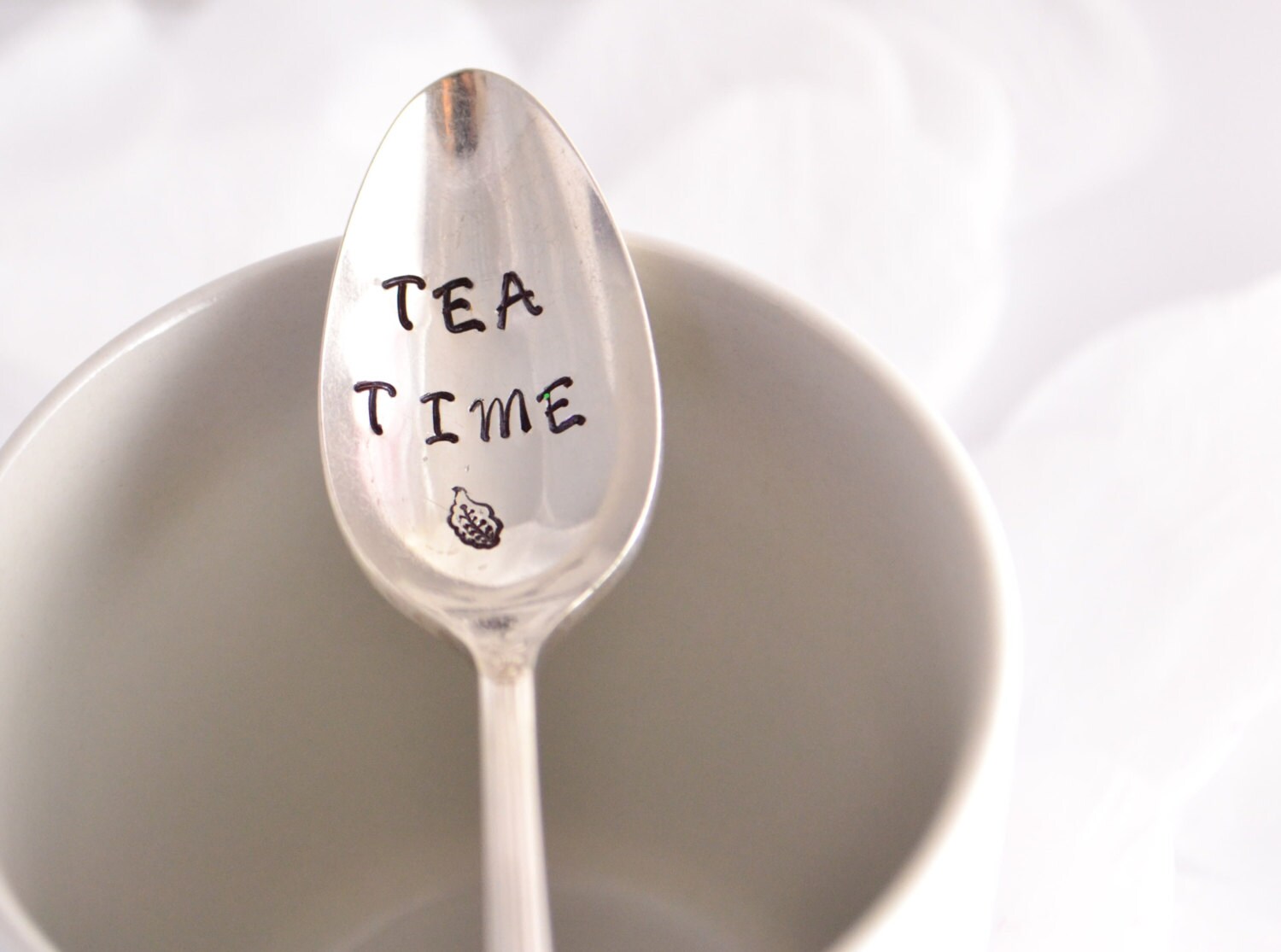 Tea Time Spoon Long Teaspoon Iced Teaspoon Tea Lover Gift - Etsy