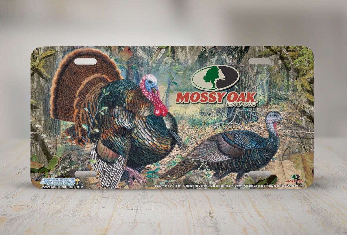 Mossy Oak Turkey Camo License Plate Turkey Camo Car Tag | Etsy