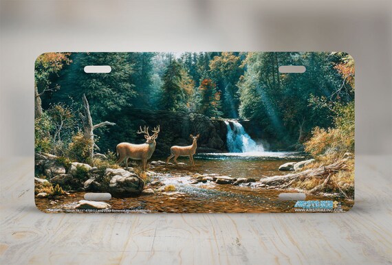 Deer Hunting License Plate Deer Hunter Car Tag Deer Hunting | Etsy