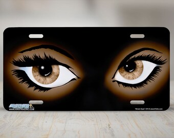 Eyes License Plate | Etsy