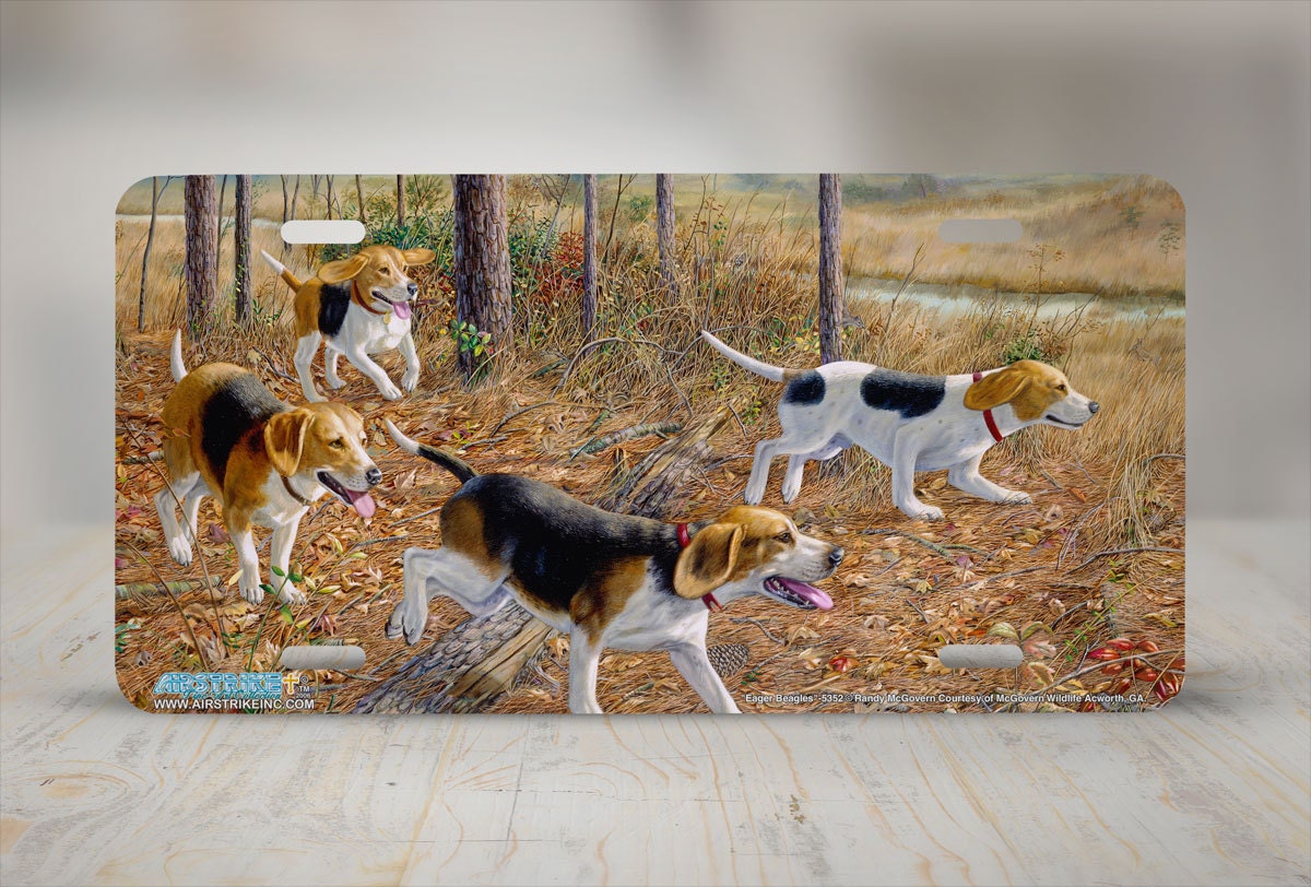 Beagles License Plate Beagles Car Tag Beagles Front License | Etsy