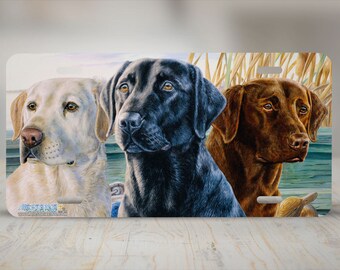 Black Lab License Plate - Etsy