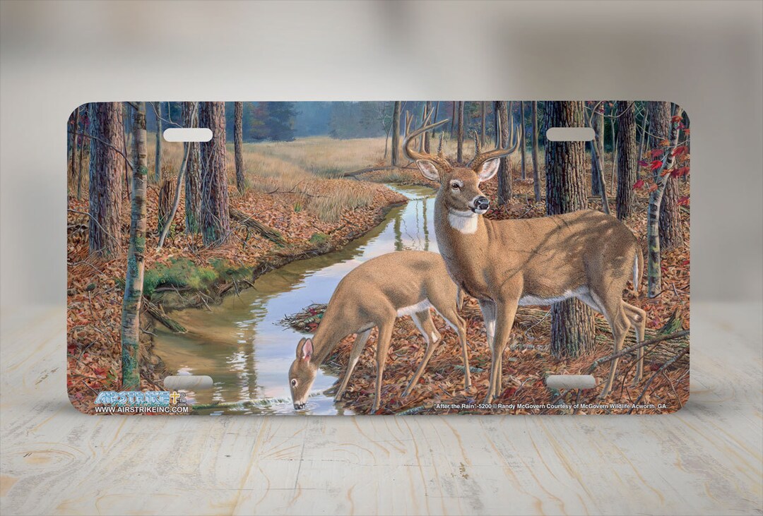 Deer Hunting License Plate Deer Hunting Car Tag Deer Hunting - Etsy
