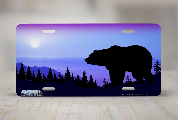 License Plates Custom License Plate Mountains Vanity Car Tag Mama Bear ...