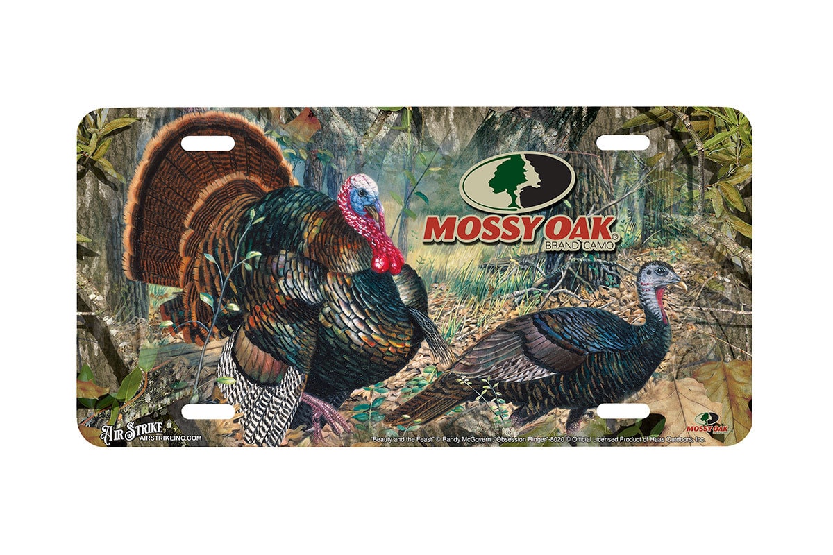 Mossy Oak Turkey Camo License Plate, Turkey Camo Car Tag, Turkey Camo ...