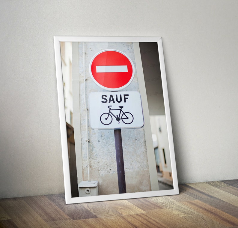 Paris France Photography, French Stop Sign, Paris Street Art, Paris ...