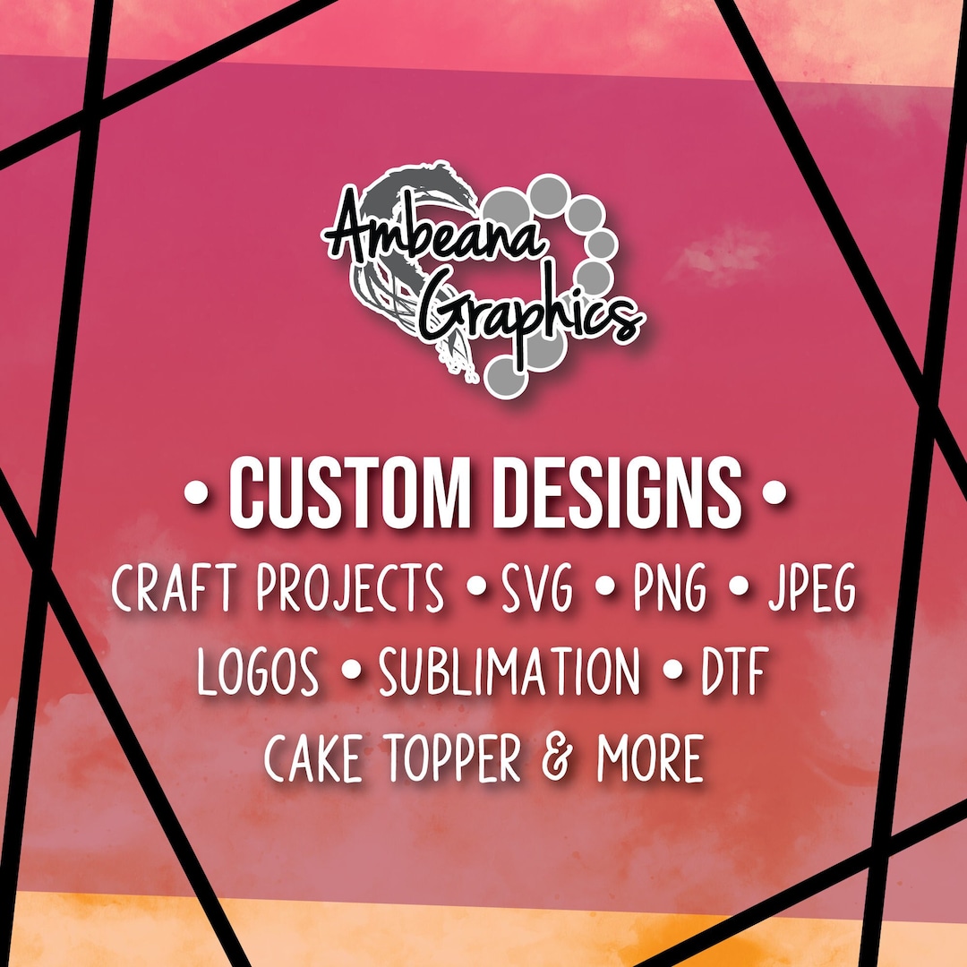 Custom Files (svg/cricut • PNG • Logo Bundle • Tumbler and More) - Etsy