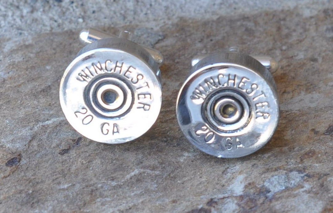 Winchester 20 Gauge Shotgun Shell Bullet Cufflinks Silver - Etsy