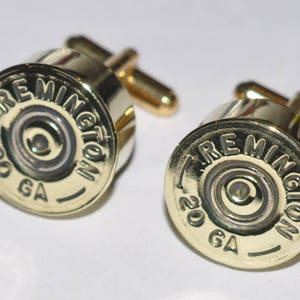 Remington STS 20 Gauge Shotgun Shell Cufflinks Custom Made in - Etsy