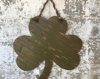 Wood shamrock | Etsy