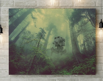 Endor Star Wars Art, Star Wars Poster, Wall Art, Return of the Jedi ...