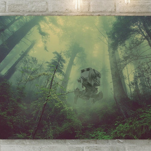 Endor Star Wars Art Star Wars Poster Wall Art Return of the - Etsy
