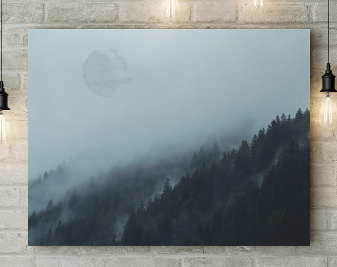 Endor Star Wars Art, Star Wars Poster, Wall Art, Return of the Jedi ...