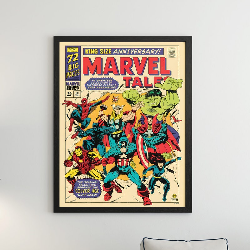 Spiderman Comic Book Canvas Print - Etsy