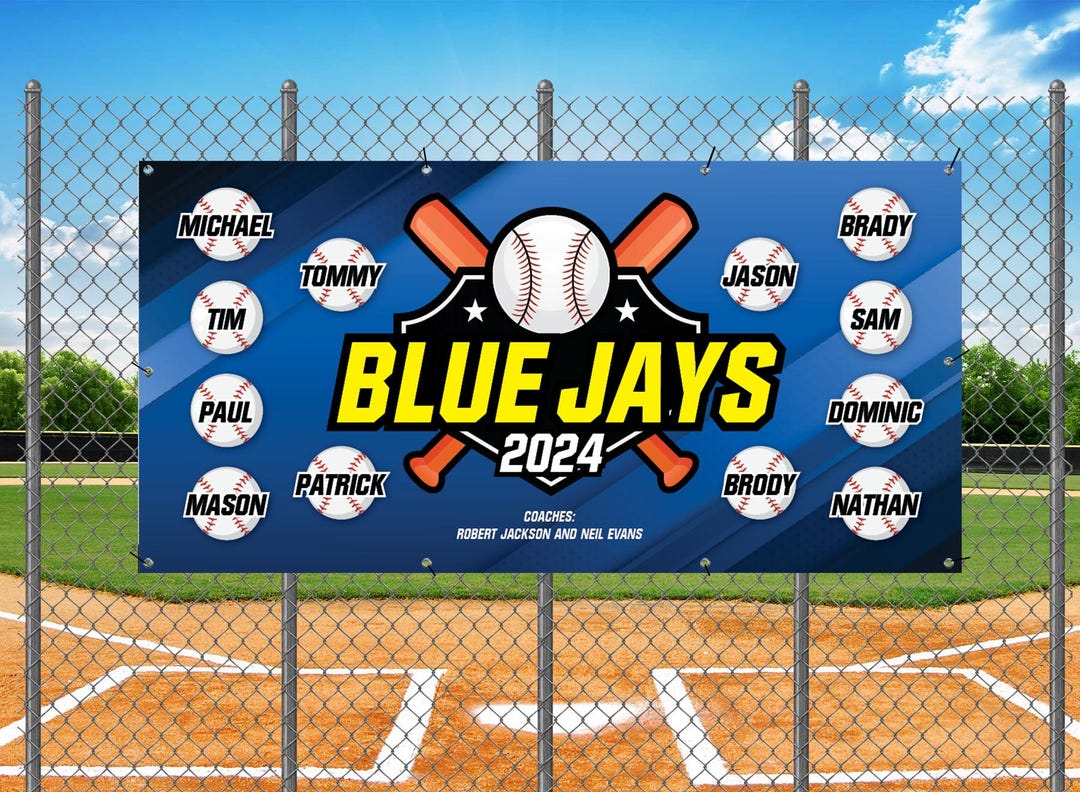 Baseball Team Banner, Softball Team Banner, T-ball Team Banner, Little ...