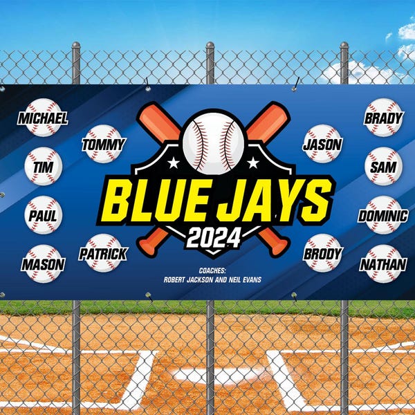 Softball Team Banner - Etsy