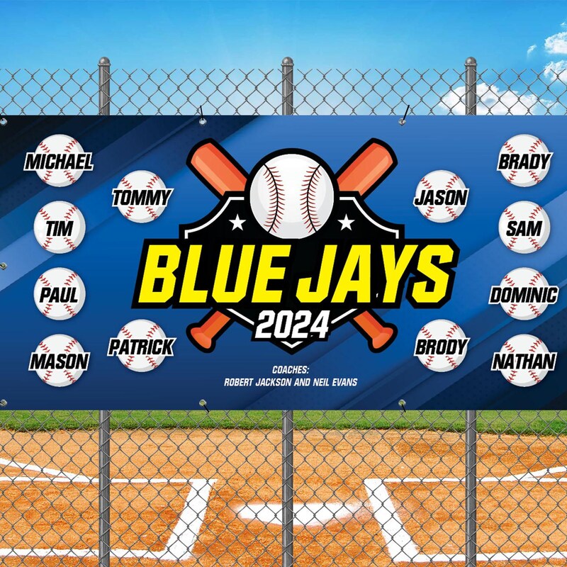 Baseball Team Banner - Etsy