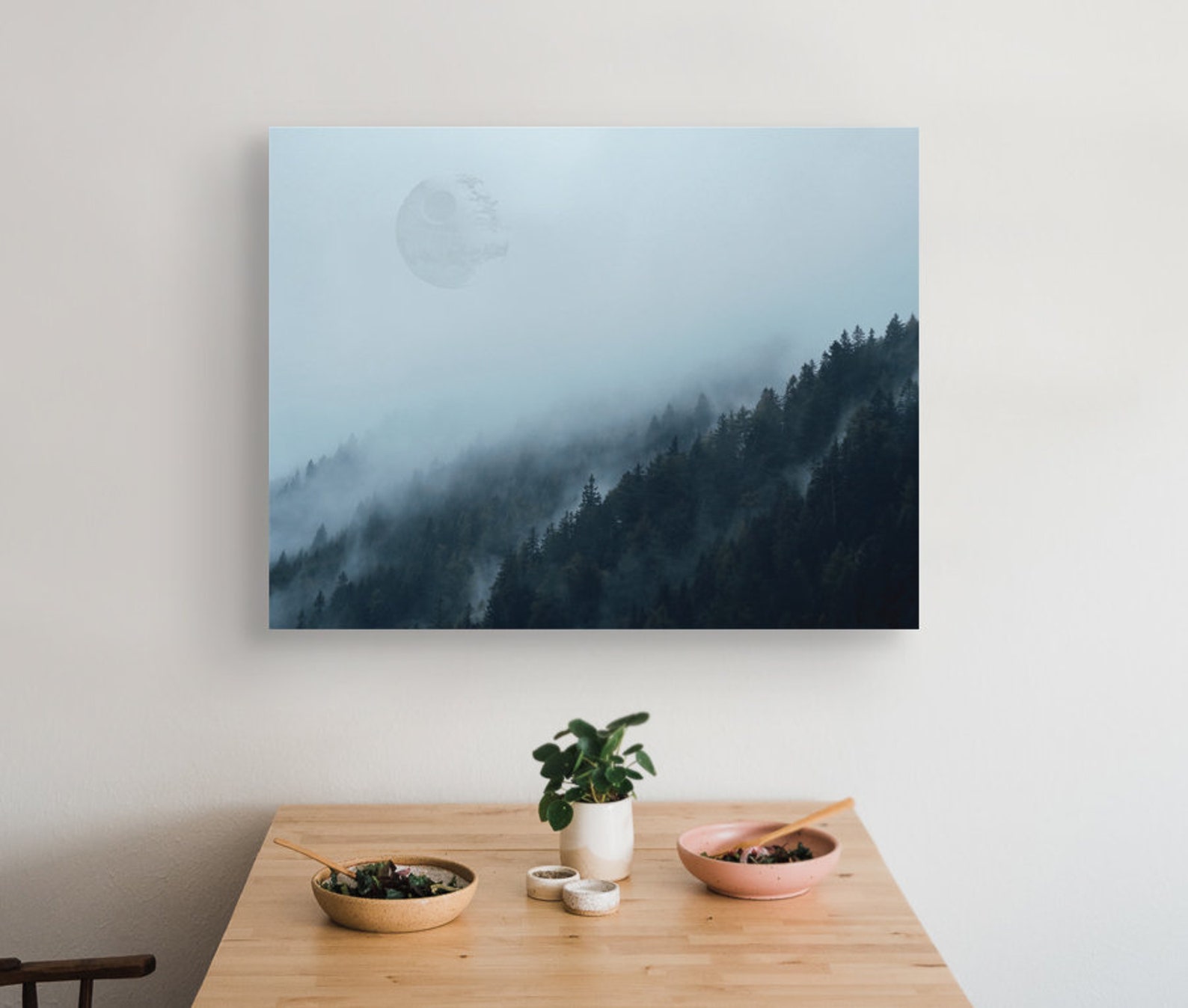 Endor Star Wars Art, Star Wars Poster, Wall Art, Return of the Jedi ...