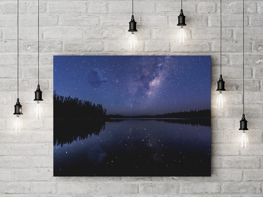 Endor Star Wars Art, Star Wars Poster, Wall Art, Return of the Jedi ...