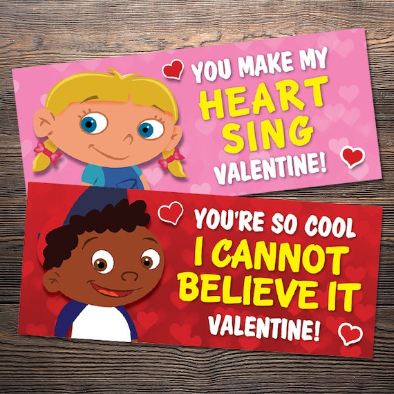 Little Einsteins Printable Valentine's Day Cards / Treat | Etsy