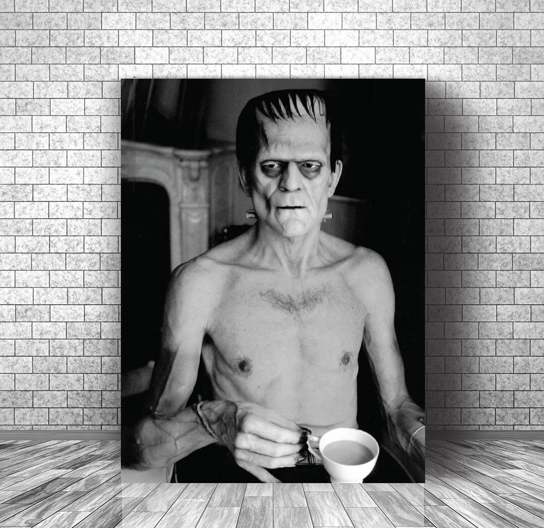 Boris Karloff Drinking Tea