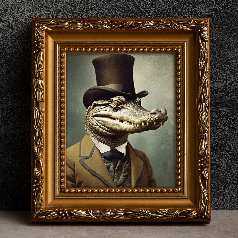 Alligator Wall Decor - Etsy