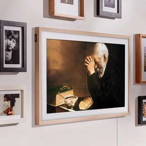 Frame TV Art - Grace by Eric Enstrom Digital Download, Man Praying Over ...