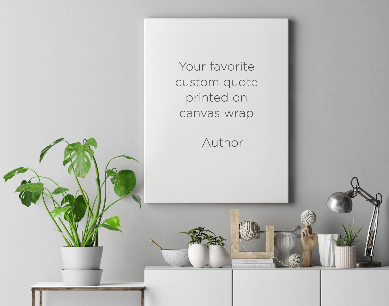 Custom Quote Print on Canvas Your Custom Quote Printed - Etsy