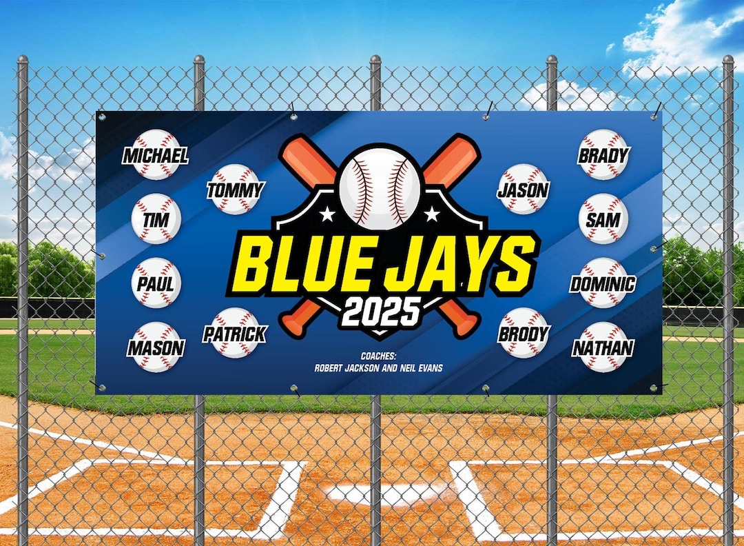 Baseball Team Banner, Softball Team Banner, T-ball Team Banner, Little ...