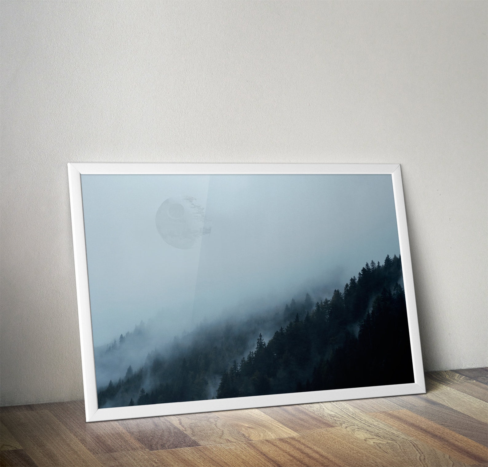 Endor Star Wars Art, Star Wars Poster, Wall Art, Return of the Jedi ...
