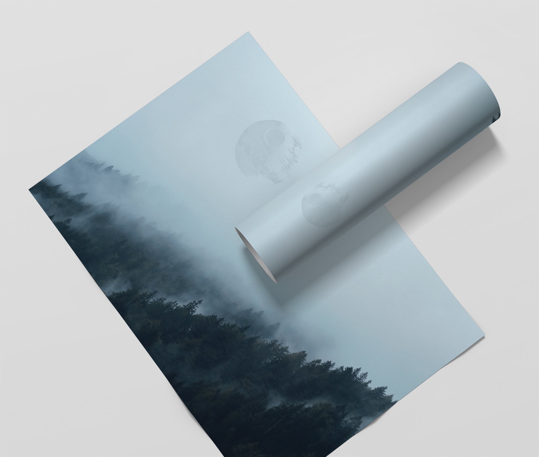 Endor Star Wars Art, Star Wars Poster, Wall Art, Return of the Jedi ...