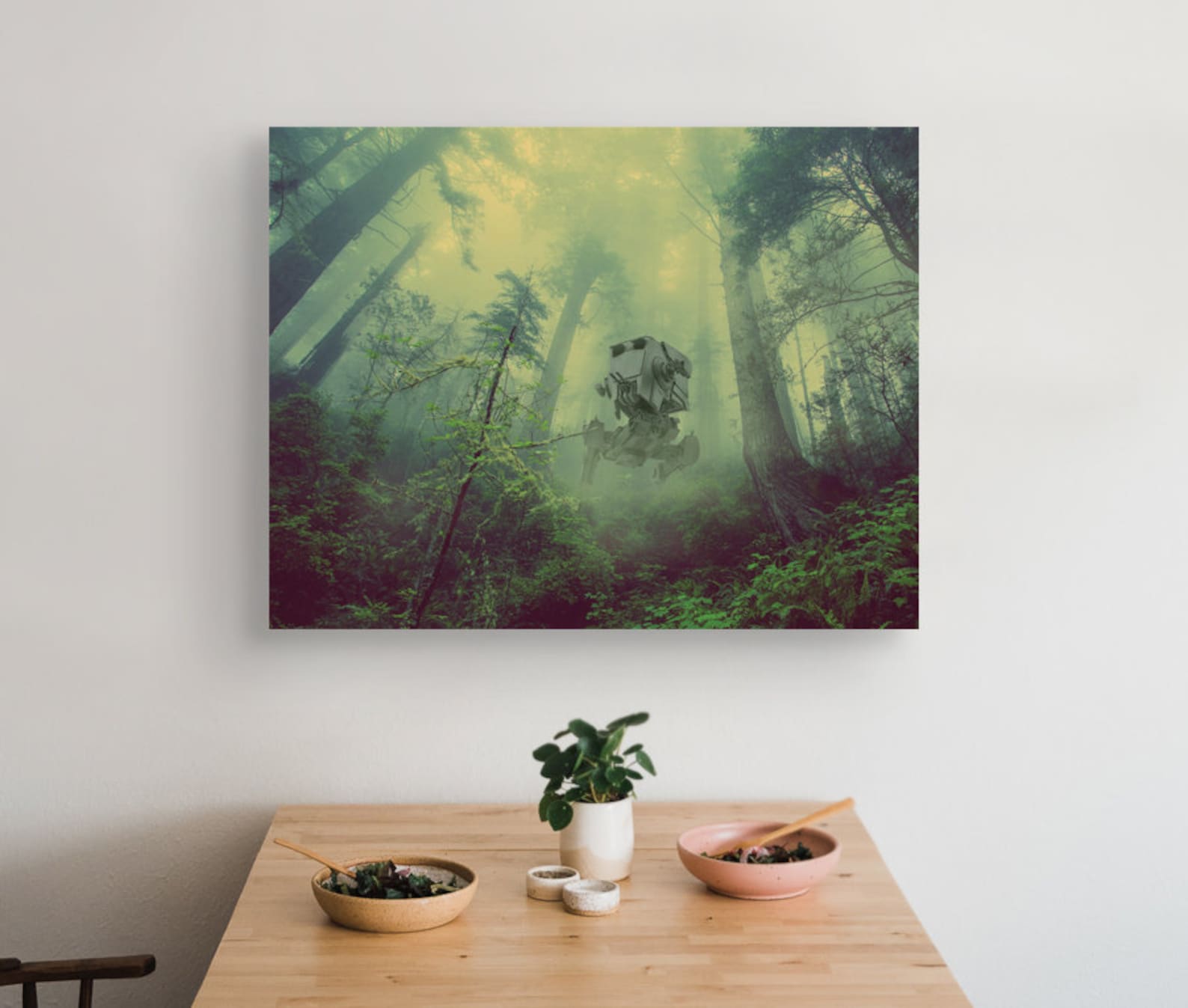 Endor Star Wars Art, Star Wars Poster, Wall Art, Return of the Jedi, At ...