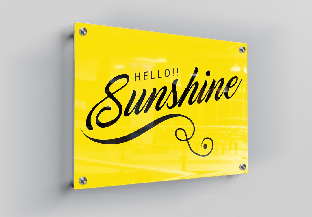 Acrylic Glass Logo Sign Custom Print, Acrylic Photo Print, Acrylic Sign ...