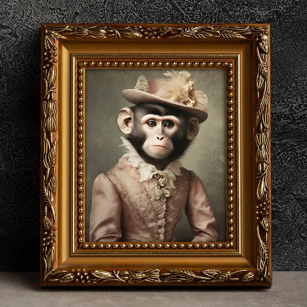 Monkey Picture Frame - Etsy